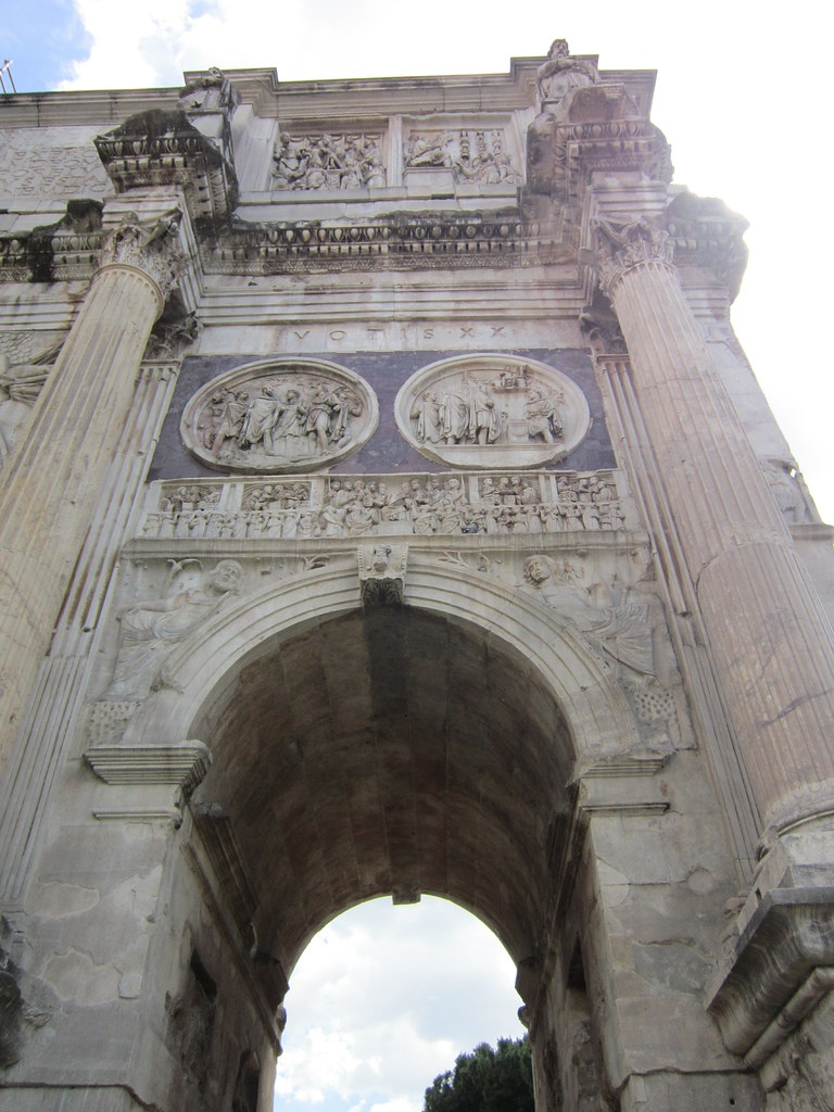 Rome: Arch of Constantine - Detail | A partial view of the A… | Flickr