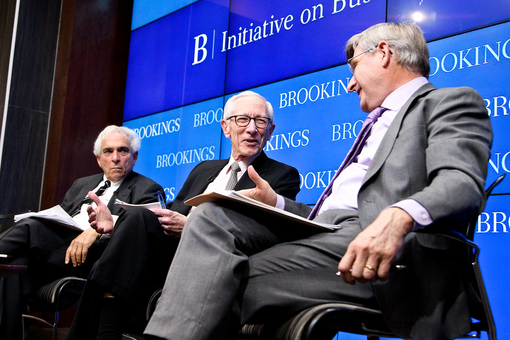Stanley Fischer, vice chairman of the board of governors of the Federal Reserve System, responds to Martin Neil Baily, senior fellow of Economic Studies at the Brookings Institution
