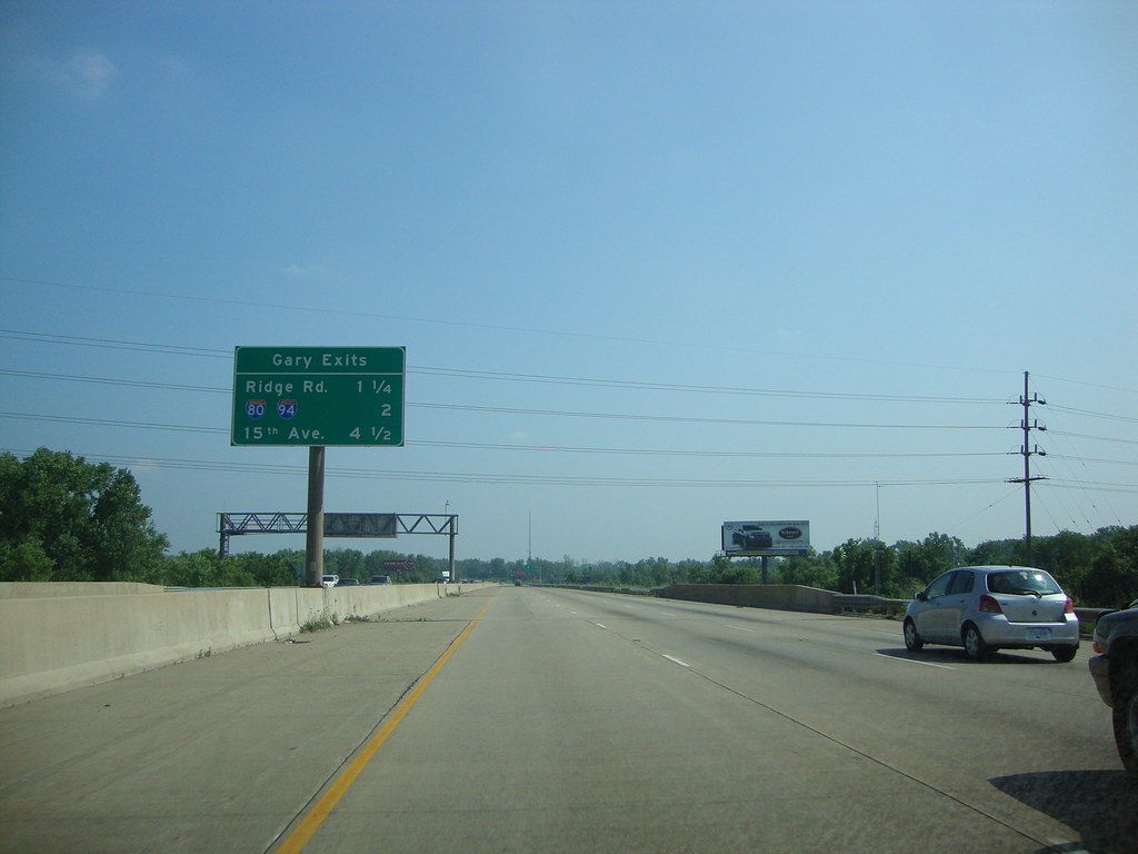 DSC01880 | Mileage sign for Gary exits on Interstate 65 Nort… | Flickr