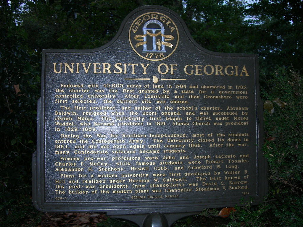 University of Georgia Historic Sign - a photo on Flickriver