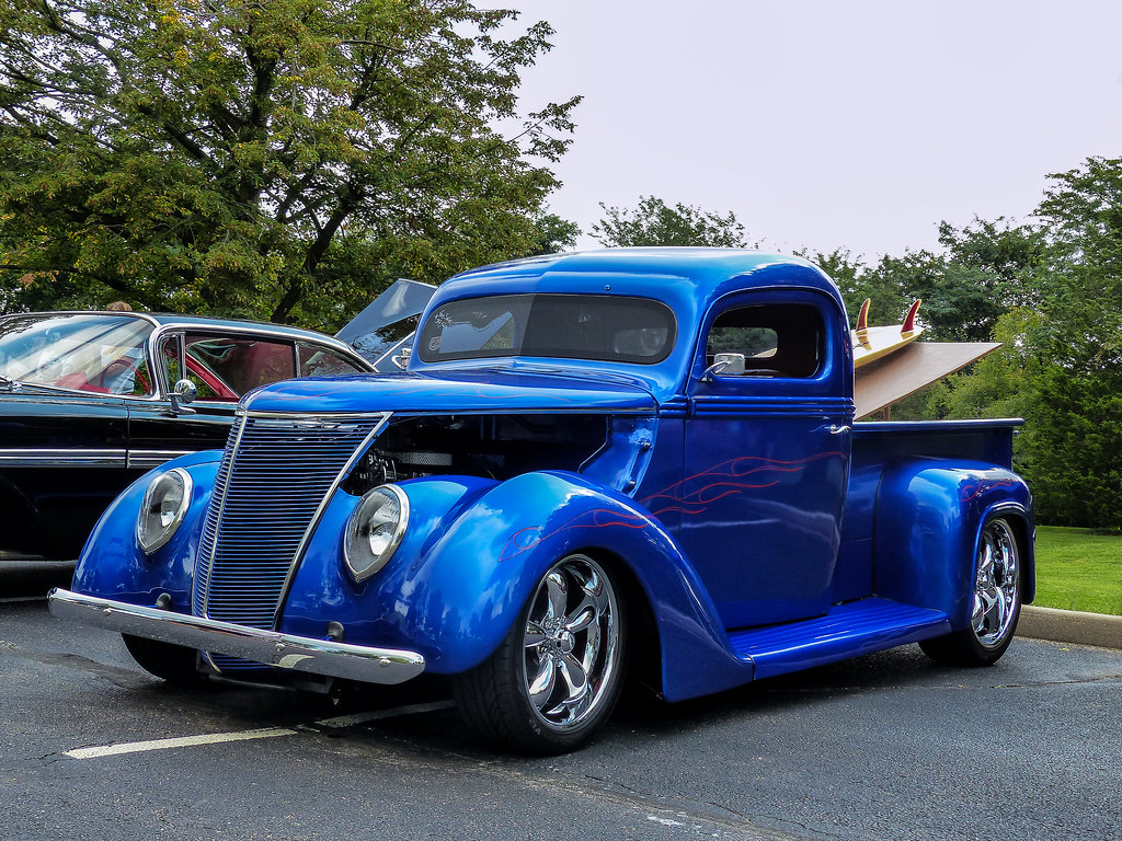 Custom Chopped Ford Pickup Truck | Taken at the Rollin Joker… | Flickr