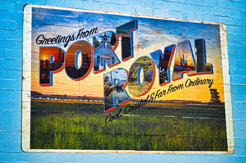 Mural, Greetings from Port Royal SC | Please see my blog: Ch… | Flickr