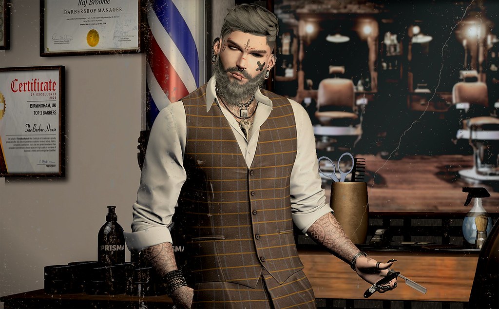 ØɄ Ʉ₱ | Grant trousers and Vest - Legal Insanity Barber… | Flickr