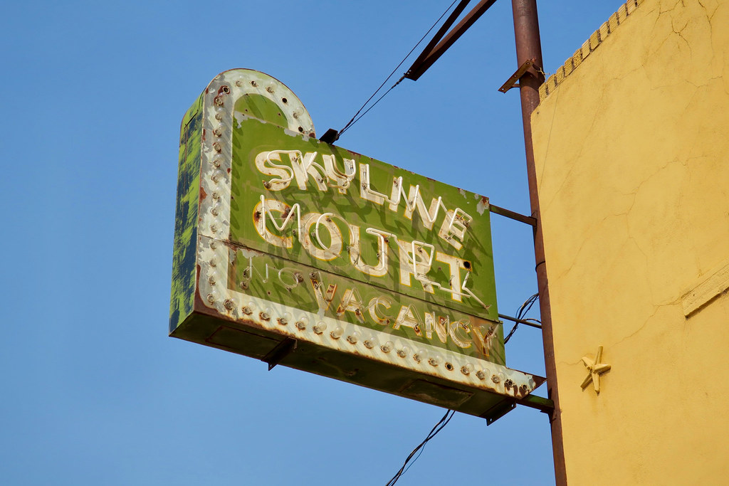 Skyline Court, Cañon City, CO | Sign for the Skyline Court, … | Flickr