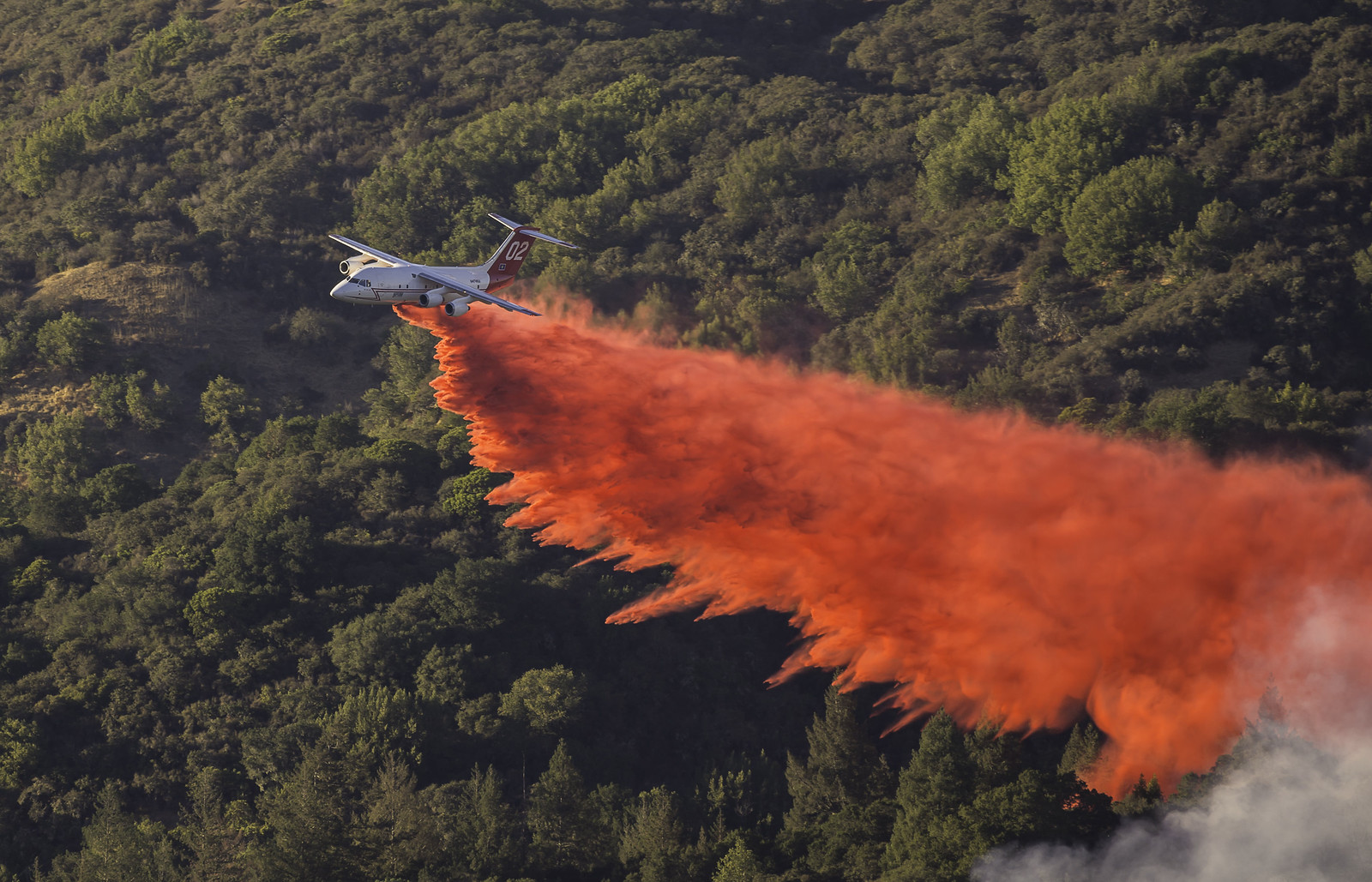 Into the Fire. Air Attack pics from different fires around the Napa ...