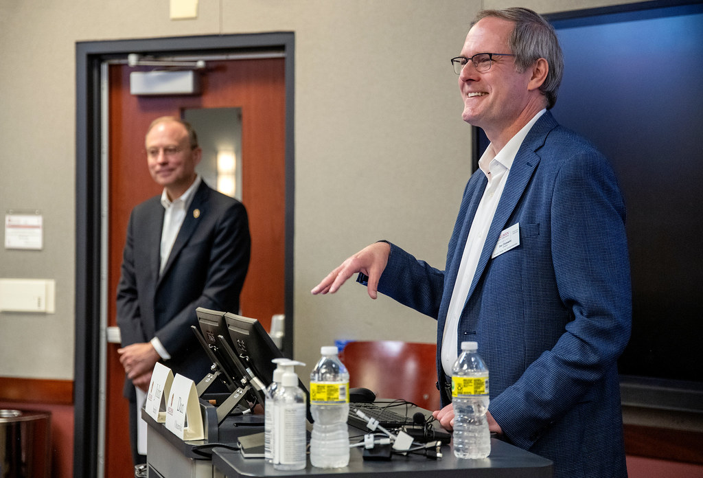 John Surdyk and Dan Olszewski | Weinert Center Director Dan … | Flickr