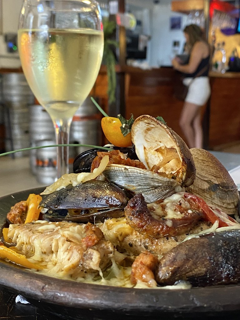 Seafood platter at Restorán Capri, Valparaíso, Chile
