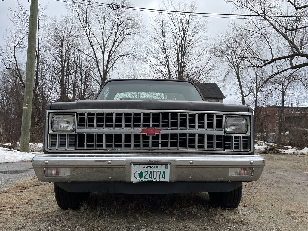1982 Chevy C10 Pickup Front, Newport, NH | Austin Dodge | Flickr