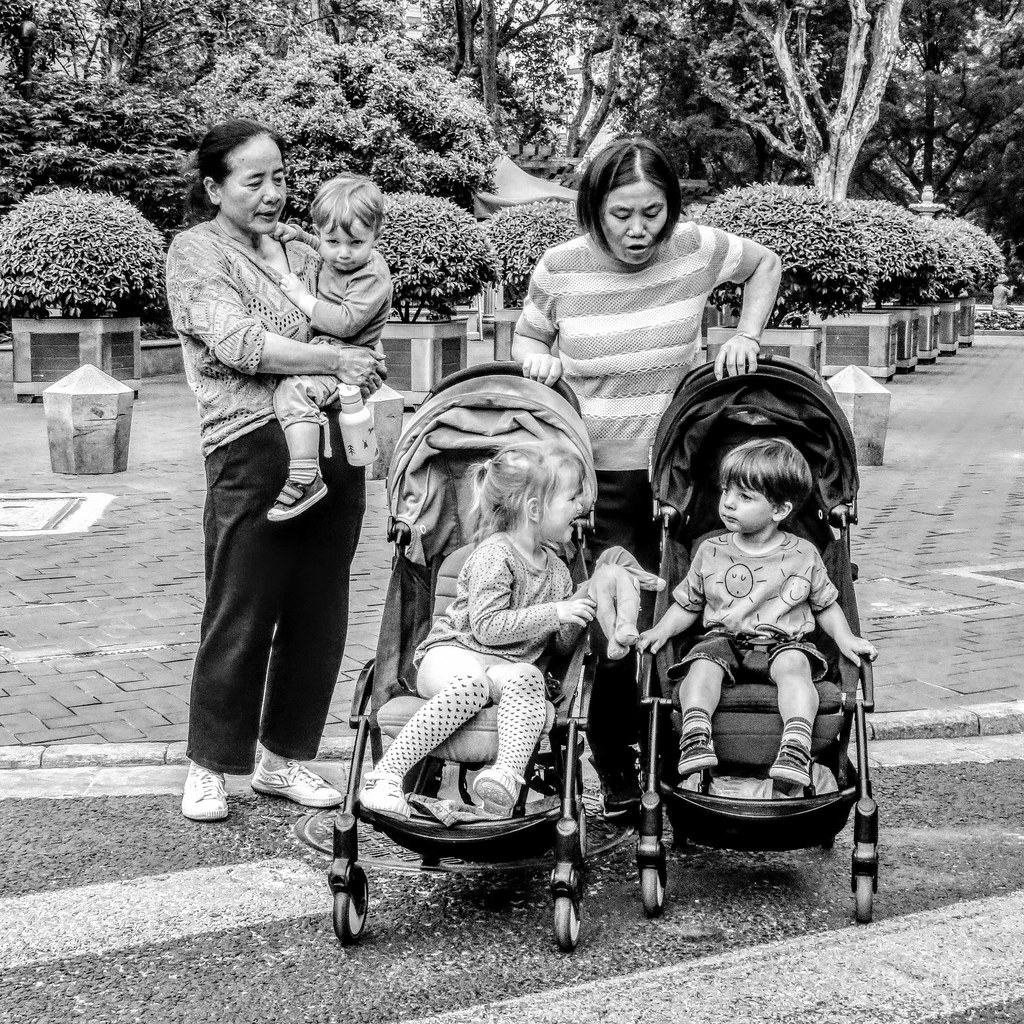 Western expatriate children and their Chinese nannies | Flickr