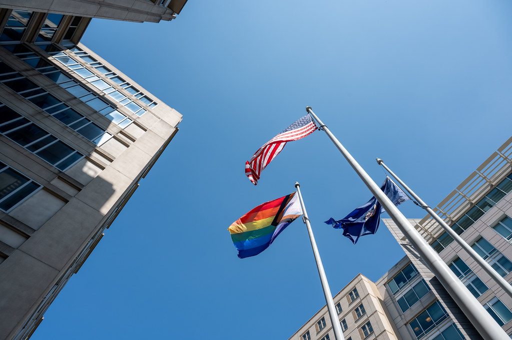 Pride Progress Flag Raising Ceremony at NASA HQ (NHQ202306010014) - a ...