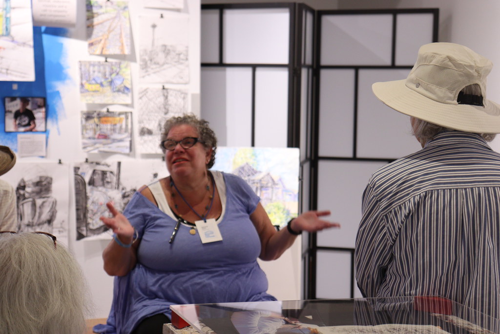 Sketch Fest Edmonds Workshops 2023 | Melanie Reim speaks at … | Flickr