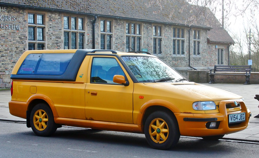 V154 JEG | 1999 Skoda Felicia Fun pick-up. Scrapped (last Mo… | Flickr