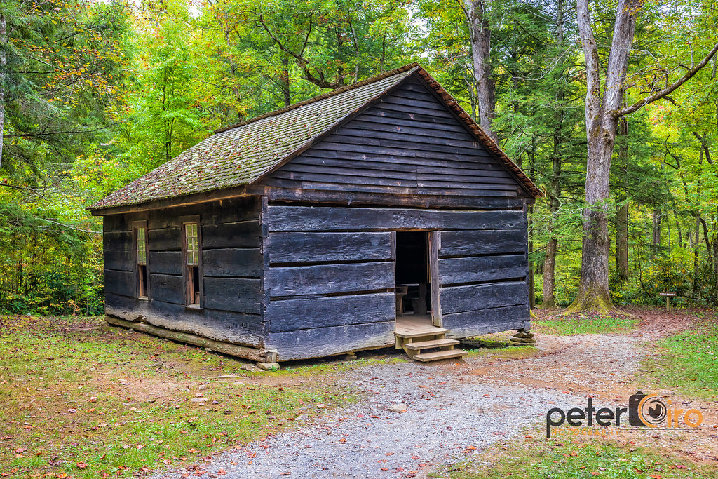 Little Greenbrier Schoolhouse: A Weathered Log One-Room School in the Great Smoky Mountains