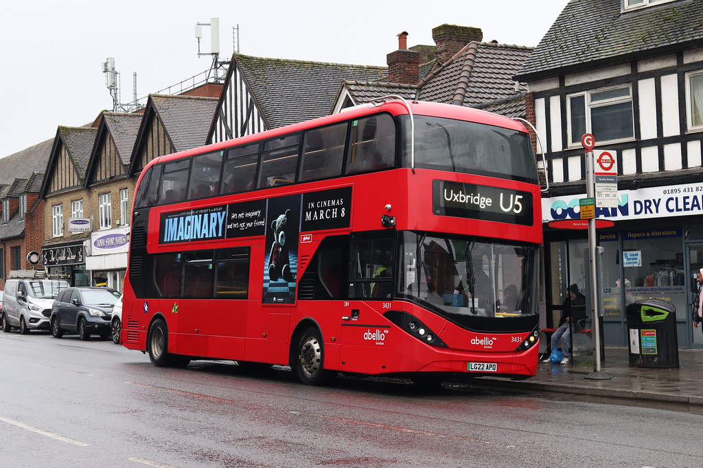Route U5, Transport UK, 3431, LG22APO | Dawley Road 3431 is … | Flickr