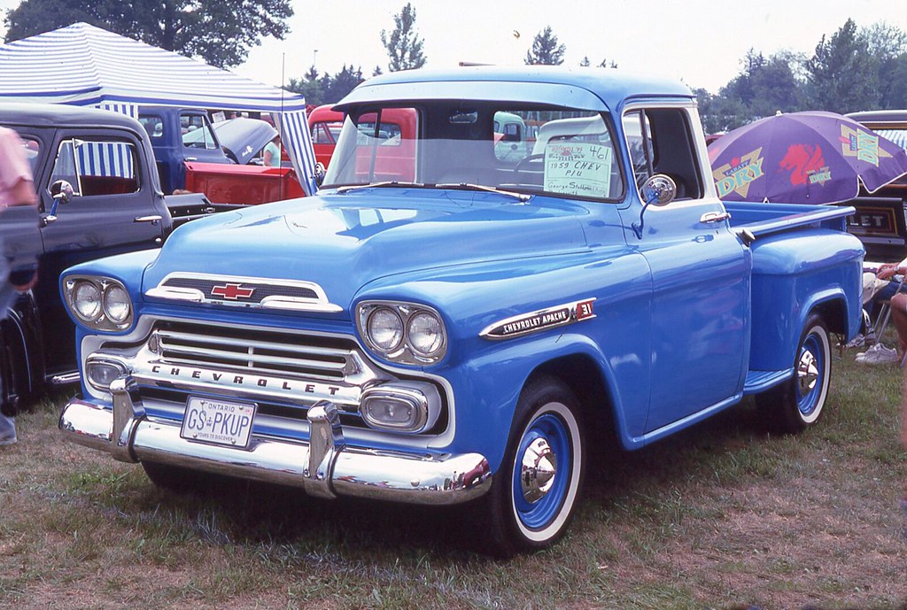 1959 Chevrolet Apache 3100 Stepside pickup | Richard Spiegelman | Flickr