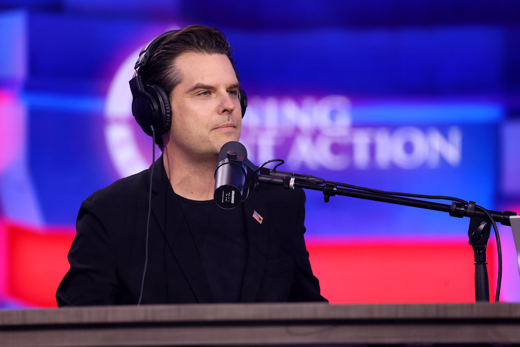Matt Gaetz | Former U.S. Congressman Matt Gaetz speaking wit… | Flickr