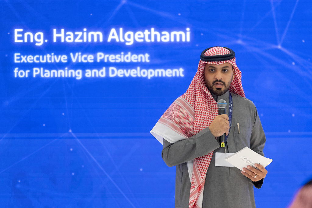 IGF Riyadh 2024: Executive Vice President for Planning and Development speaks on stage