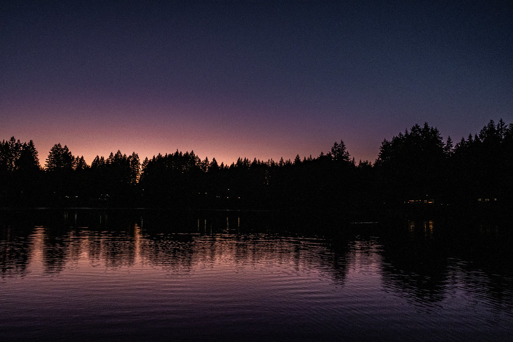 Sunset 2025 01 27 08 | Stansberry Lake, Washington 2025 | David Seibold ...