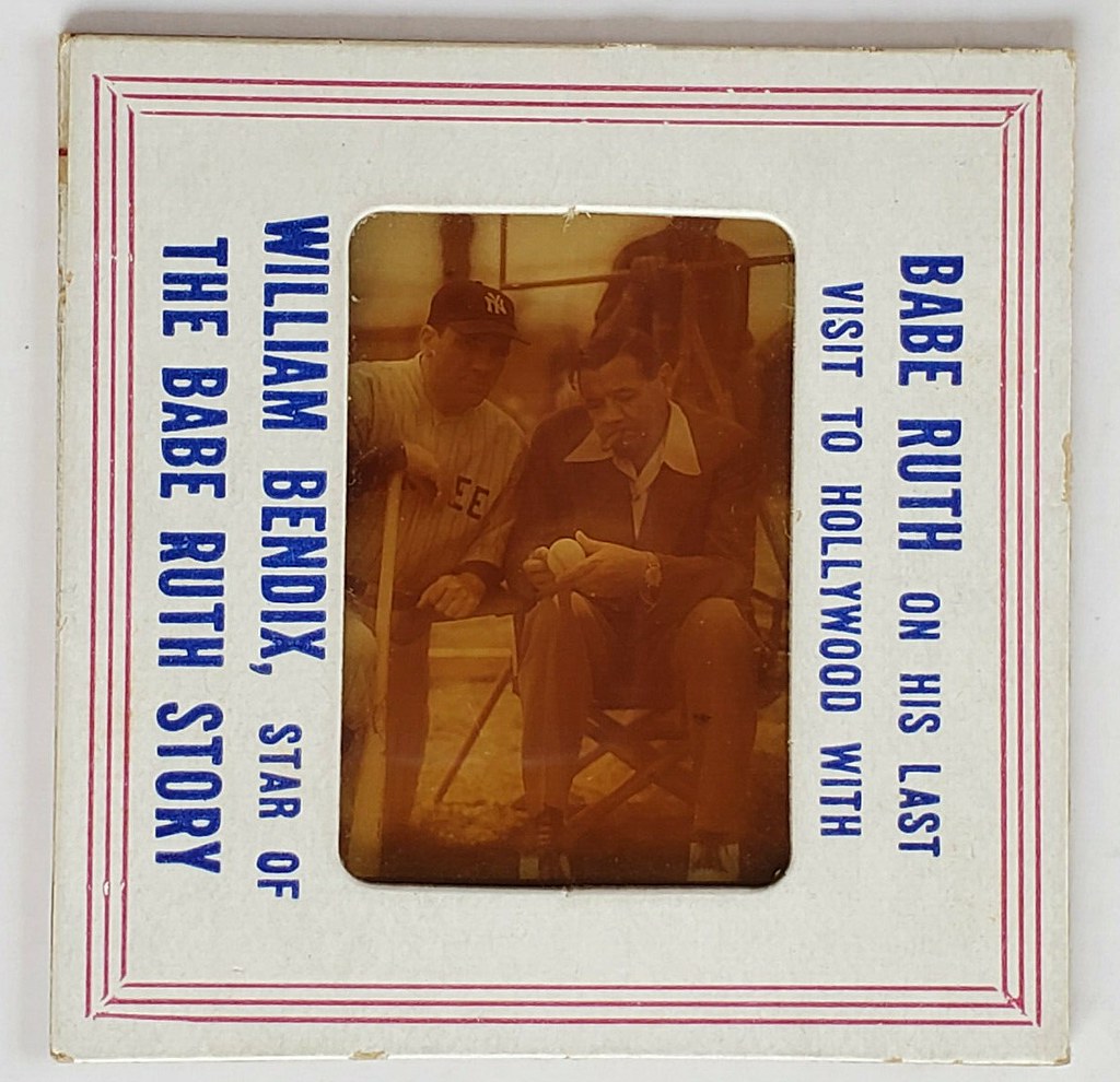 Vis-Ed Ansco The Babe Ruth Story film slide 1948 front ill… | Flickr