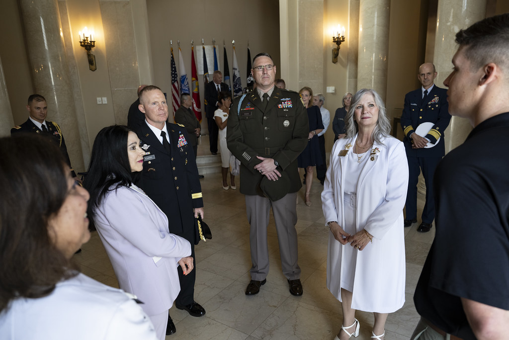 The Annual Gold Star Mother’s Day Commemoration is Held at Arlington National Cemetery