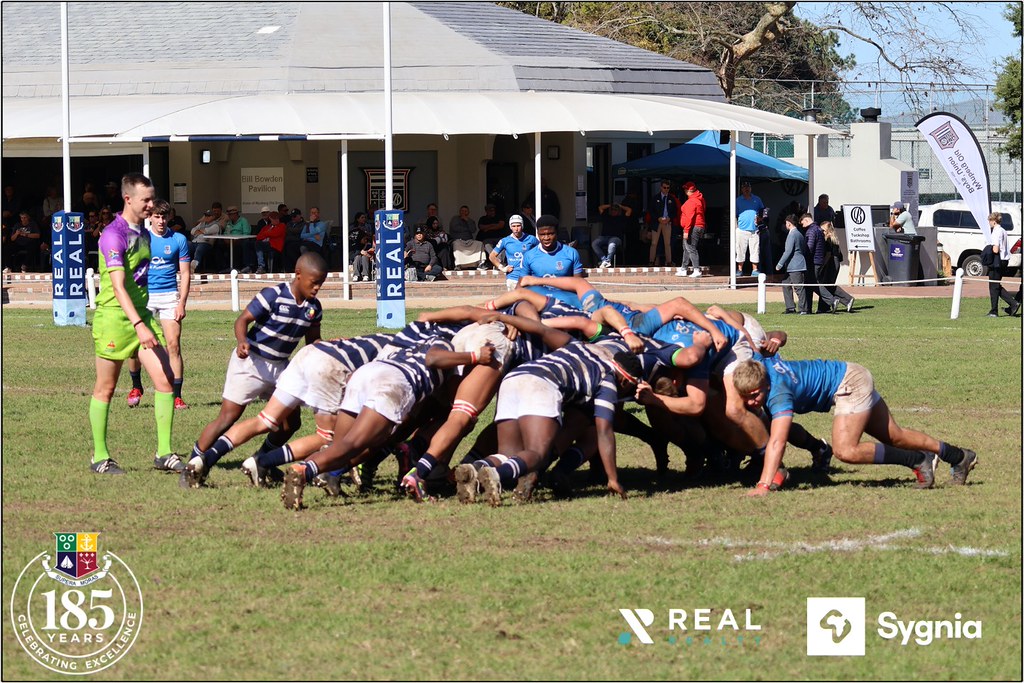 Wynberg Grey Weekend U19C Rugby: Scrum Under Bright Afternoon Sun at Bill Bowden Pavilion (May 2026)