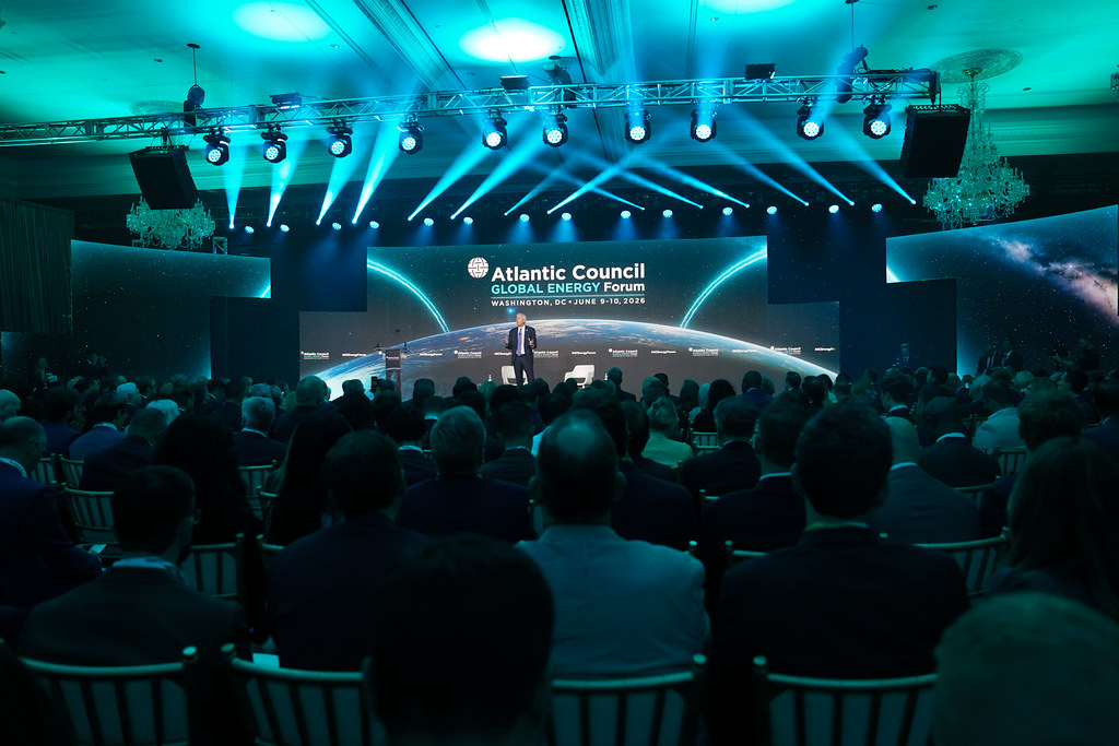 Speaker at Atlantic Council Global Energy Forum Addresses Attendees in Washington, DC (June 9–10, 2026)
