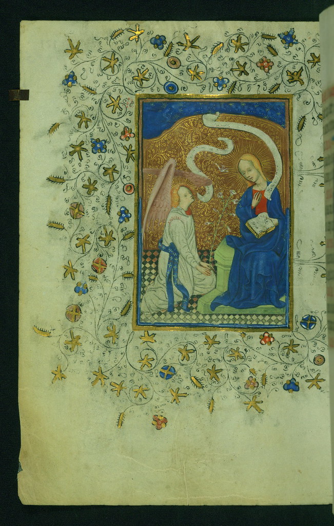 Book Of Hours Annunciation Walters Manuscript W170 Fol Flickr 9118