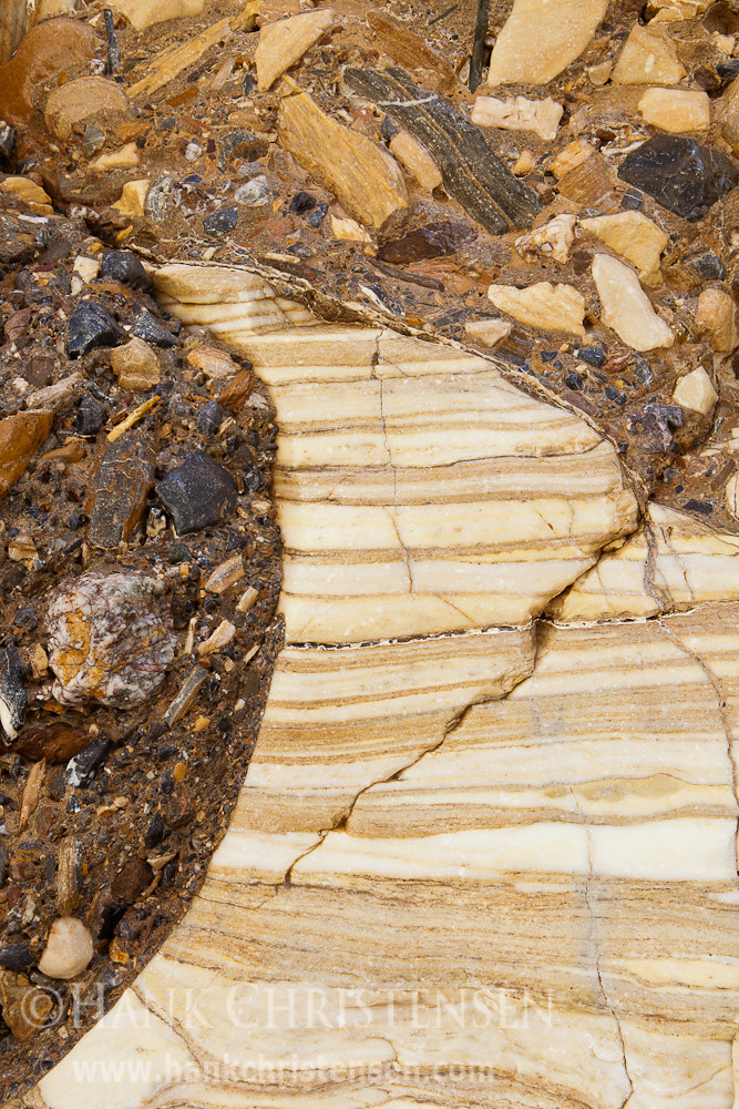 Conglomerate Night | Petrified sandstone forms in layers bet… | Flickr