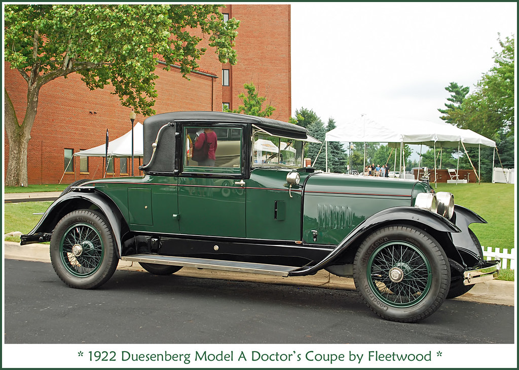 1922 Duesenberg Model A Doctor's Coupe - a photo on Flickriver