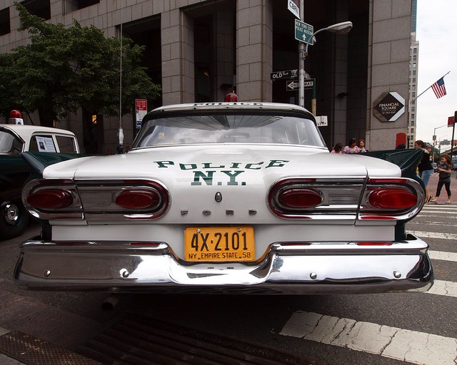 1958 Ford NYPD Police Patrol Car - a photo on Flickriver