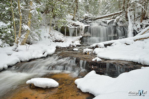 Winter at Wagner Falls Munising, Michigan | It was a Winter … | Flickr