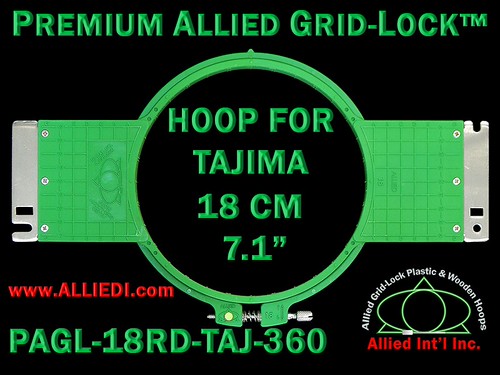 Tajima Hoops 18 Cm 7 1 Inch Round Premium Allied Grid … Flickr