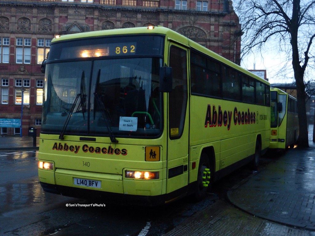 Abbey Coaches L140BFV | Seen here in Blackburn | Flickr