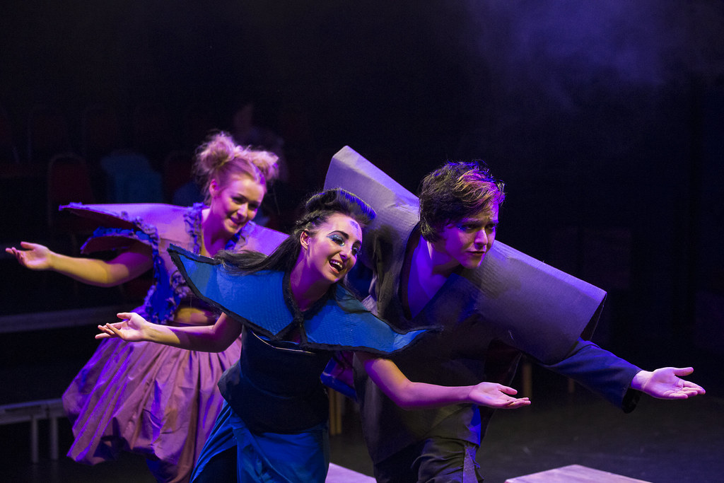 Dynamic Performance in Avant-Garde Costumes: A Theatrical Exploration