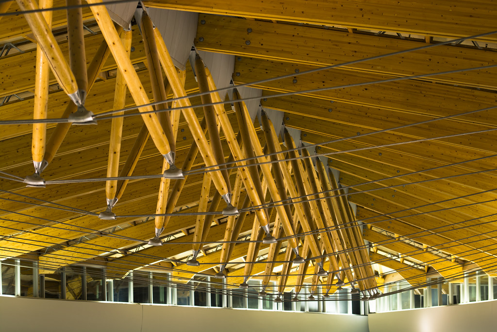 Tight Rope | Week 17 - Architectural Abstract. The roof insi… | Flickr