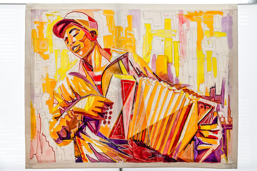 Cabo Verde Art Exhibition | Painting on display at a Cabo Ve… | Flickr
