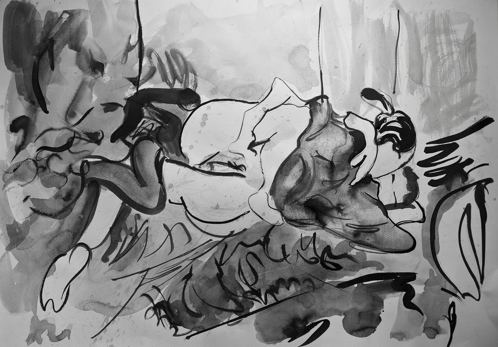 loost: A Monochrome Ink Study of Form and Motion