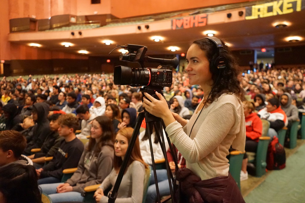 Berkeley High School Q&A Episode 0041: Camera Operator Films a Packed Auditorium