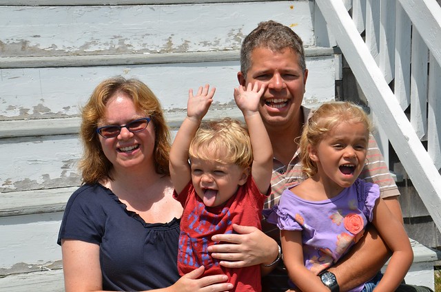 The Four Of Us | On the steps of the cottage. | Joe Shlabotnik | Flickr