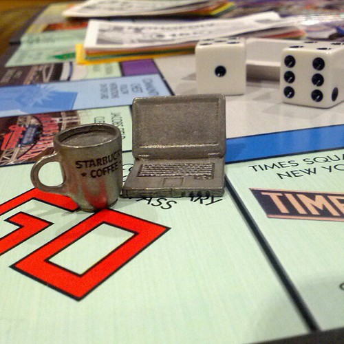 monopoly time! | #monopoly time! #starbucks #laptop | Steven Tom | Flickr