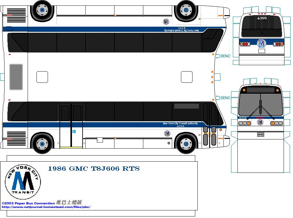 New York City Transit Authority GMC RTS 96 Inch Wide 4399 | Flickr