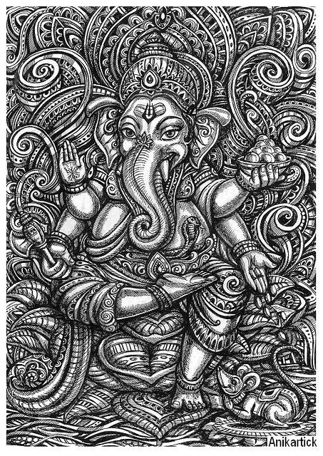 TAMIL ARTIST DRAWINGS / GOD ILLUSTRATION / SKETCHES / CREA… | Flickr
