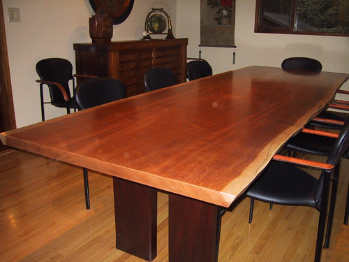 Sapele Table and base 2 | Sapele Mahogany Single Slab | Flickr