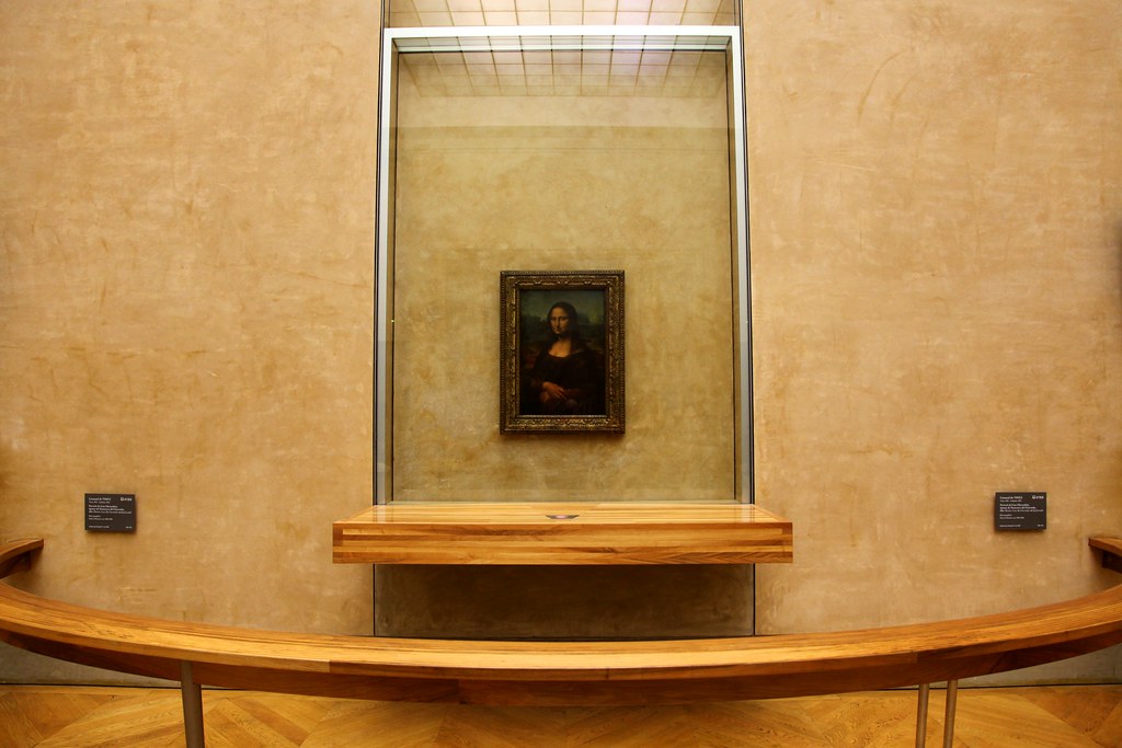 The Mona Lisa | A rare moment Lisa isn't mobbed by tourists.… | Bradley ...
