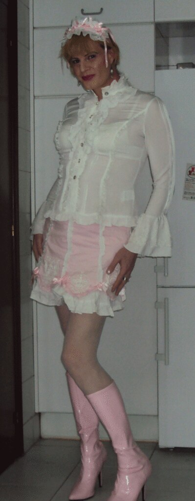 165. Sissy brolita | Sweet Gothic Lolita white blouse and pi… | Flickr