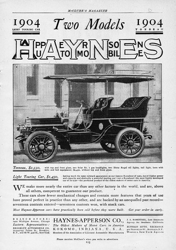 1904 Haynes-Apperson Canopy Top Touring | "The Oldest Makers… | Flickr