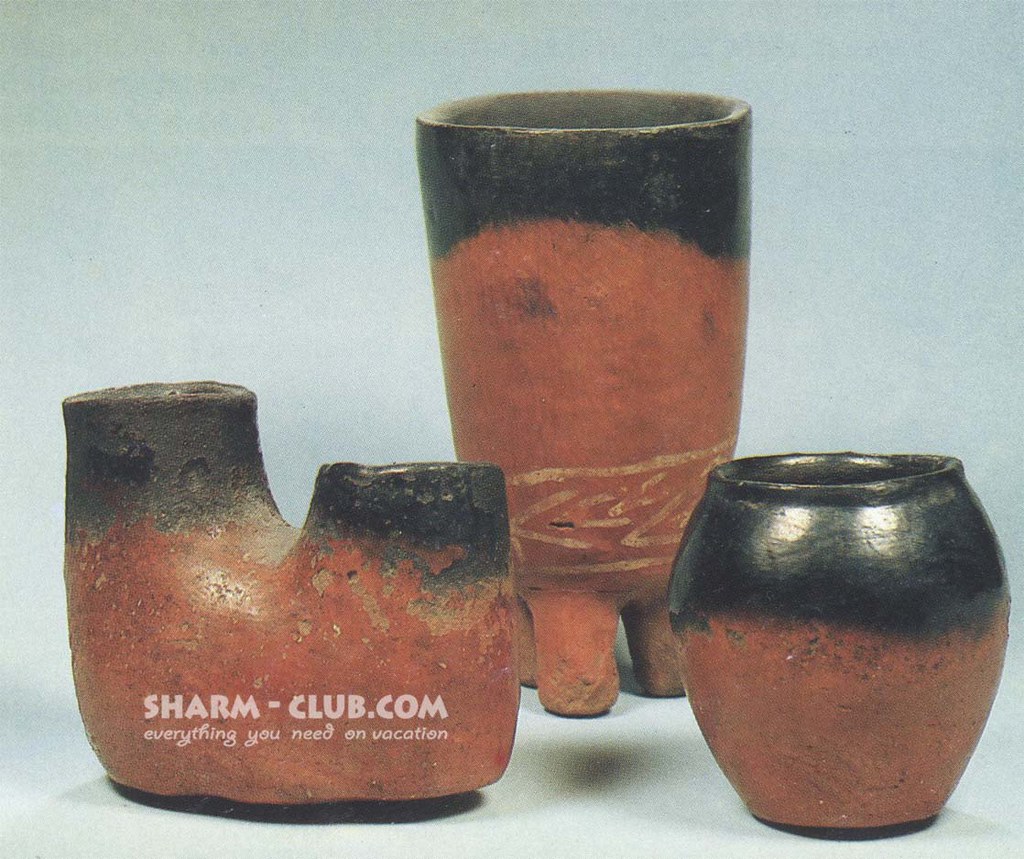 Black-topped red-ware ceramics | Double vase with convex bas… | Flickr