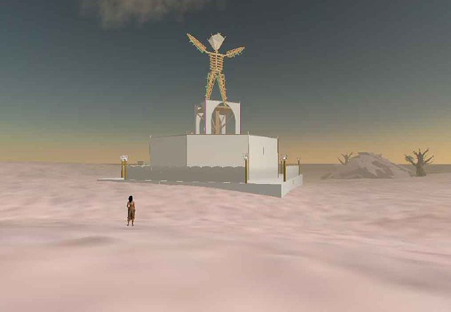 Burning Man at Second Life | This game (game?) never ceases … | Flickr