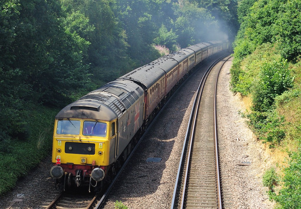 18-332 Summer Shadows - Preserved Class 47 No. 47-580 'Cou… | Flickr